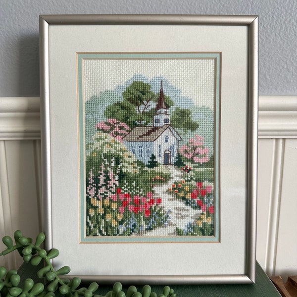 Country Church Cross Stitch - Etsy