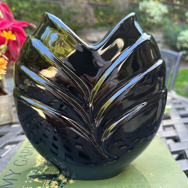 80s Art Deco Black Decor - Etsy