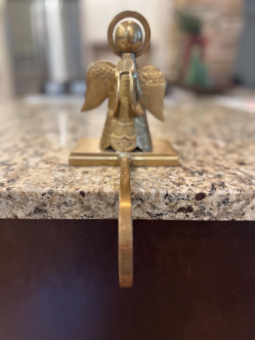 Vintage Solid Brass Angel Stocking Holder - Etsy