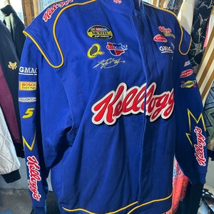 Kelloggs NASCAR Kyle Busch Vinatge Jacket - Etsy