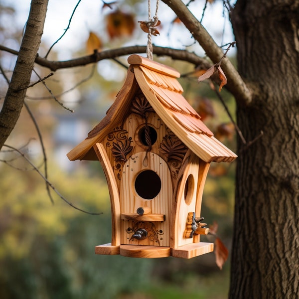 Art Birdhouse - Etsy