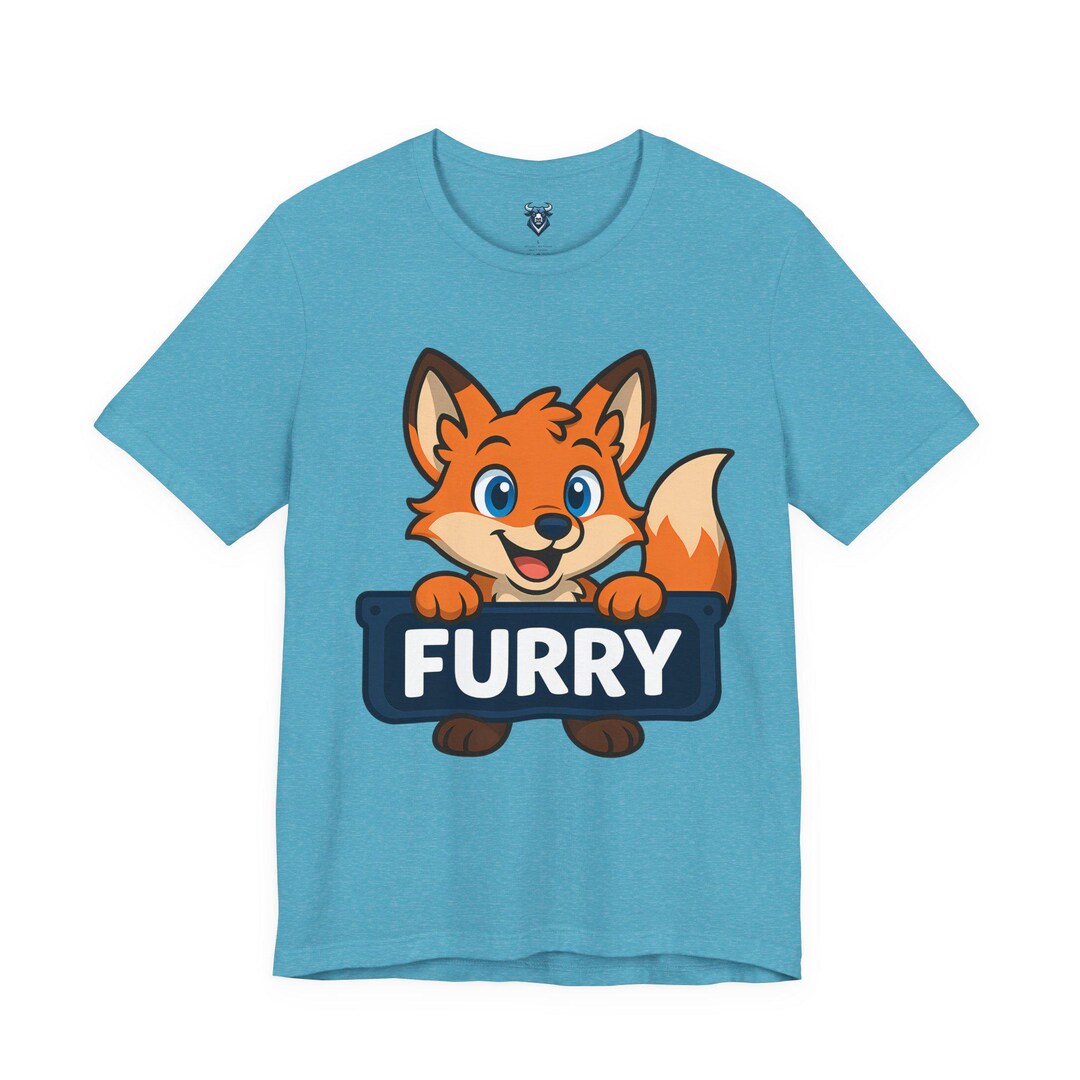Furry Fox Fursona Sign T-shirt, Anthro Pup Top, Foxsona Gift for ...
