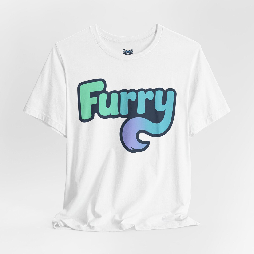 Furry Tail Sign Blue Green and Purple T-shirt, Furry Pride Shirt, Gift ...