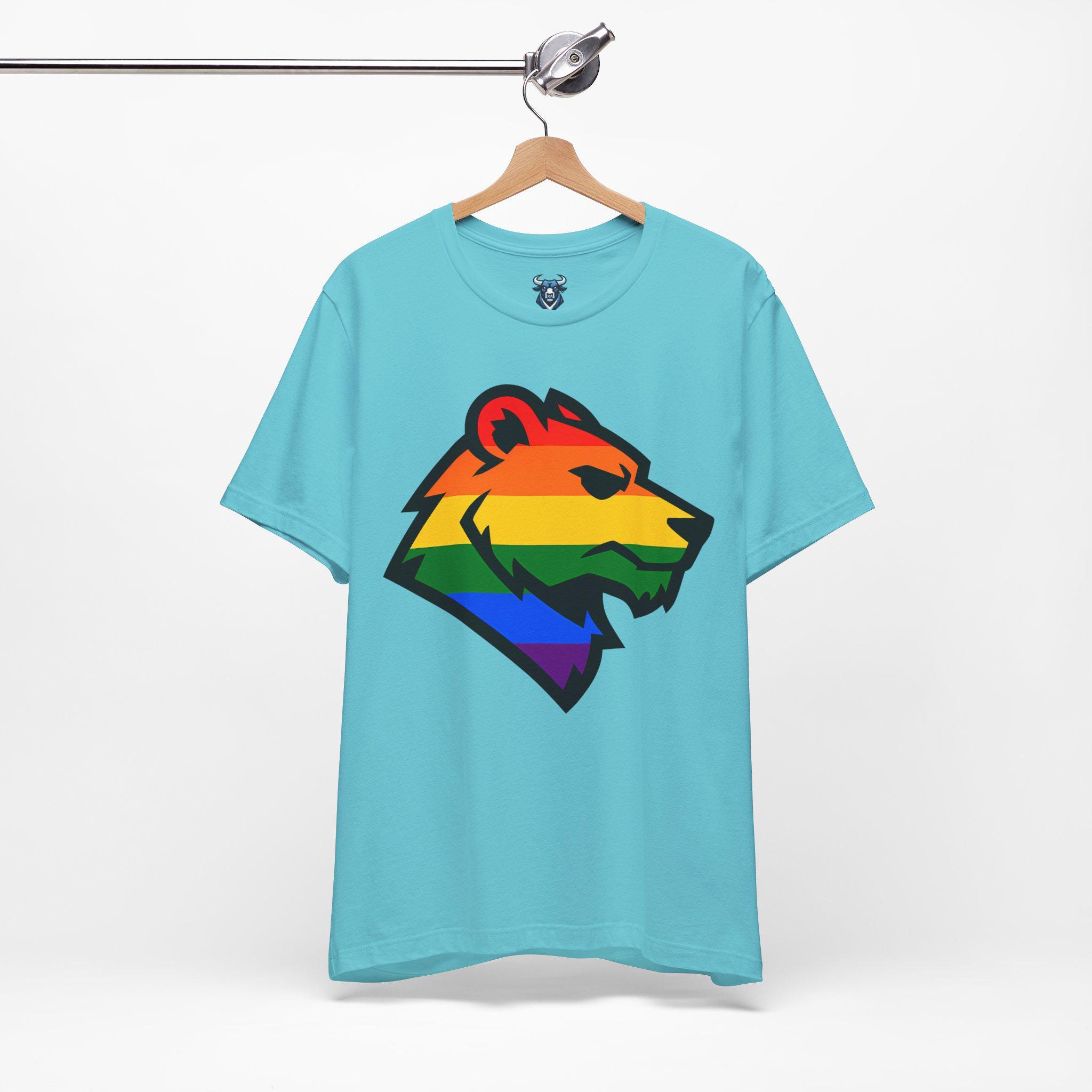Bara Bear Pride Logo Man's Tee, Furry LGBTQ Shirt, Burly Bear Pride ...