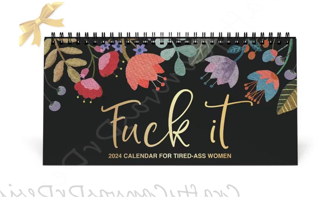 2024 Wall Calendar Funny Calendar 2024 Swearing Calendar - Etsy New Zealand