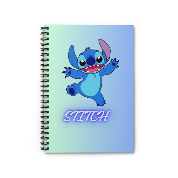 Stitch Spiral Notebook - Etsy