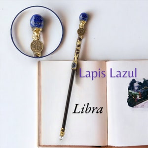 Constellation Crystal Wand Gem Libra Capricorn Leo - Etsy 日本