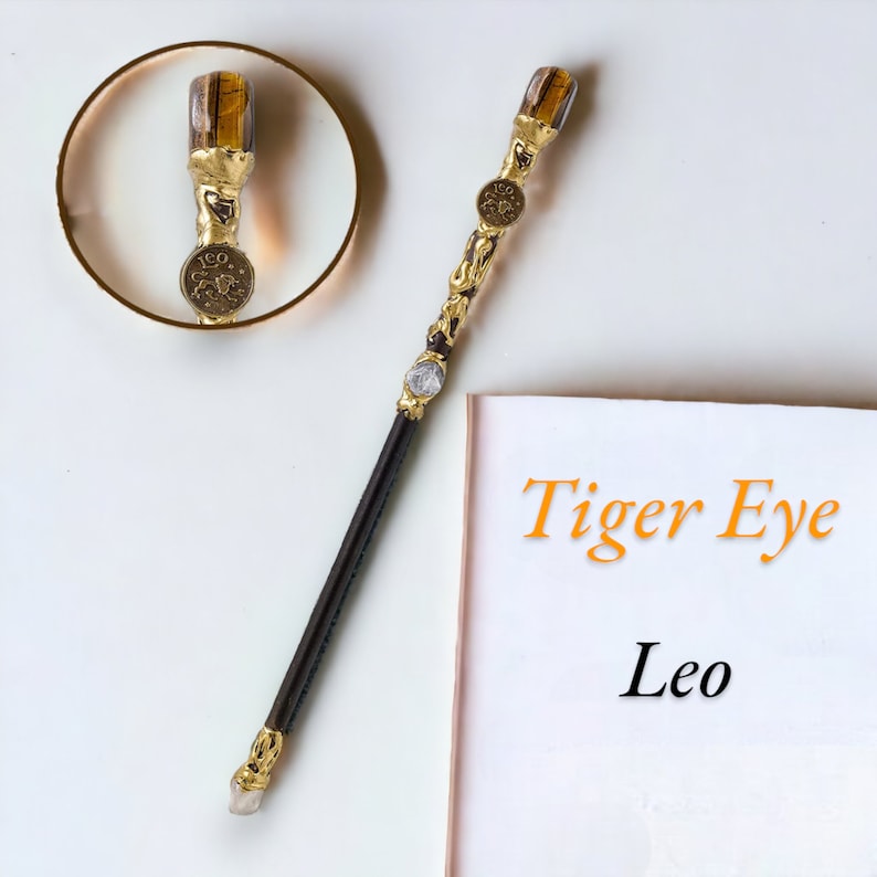 Constellation Crystal Wand Gem Libra Capricorn Leo - Etsy 日本