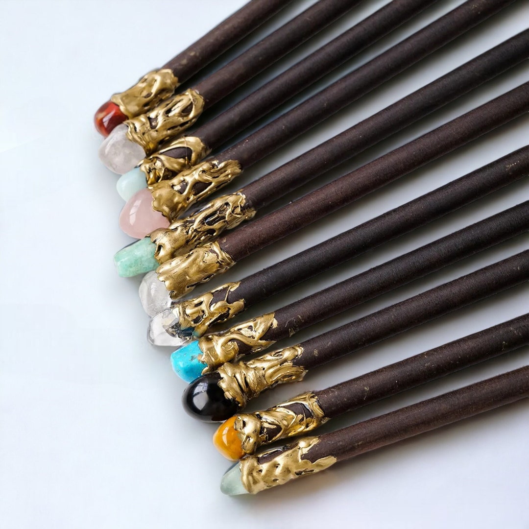 Constellation Crystal Wand Gem Libra Capricorn Leo - Etsy 日本