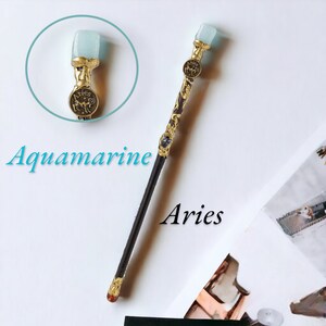 Constellation Crystal Wand Gem Virgo Aries Pisces Taurus - Etsy 日本
