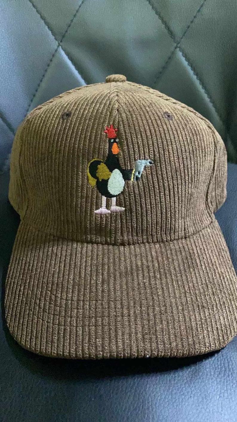 Custom Made Embroidered Feathers Mcgraw Corduroy Caps Baseball Caps - Etsy Australia