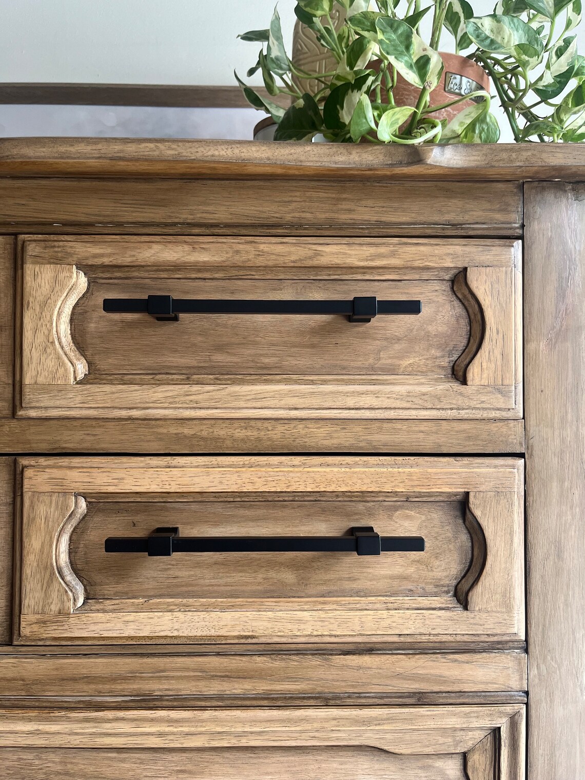 SOLD - Upcycled Vintage Basque Provincial Dresser by Drexel - Etsy