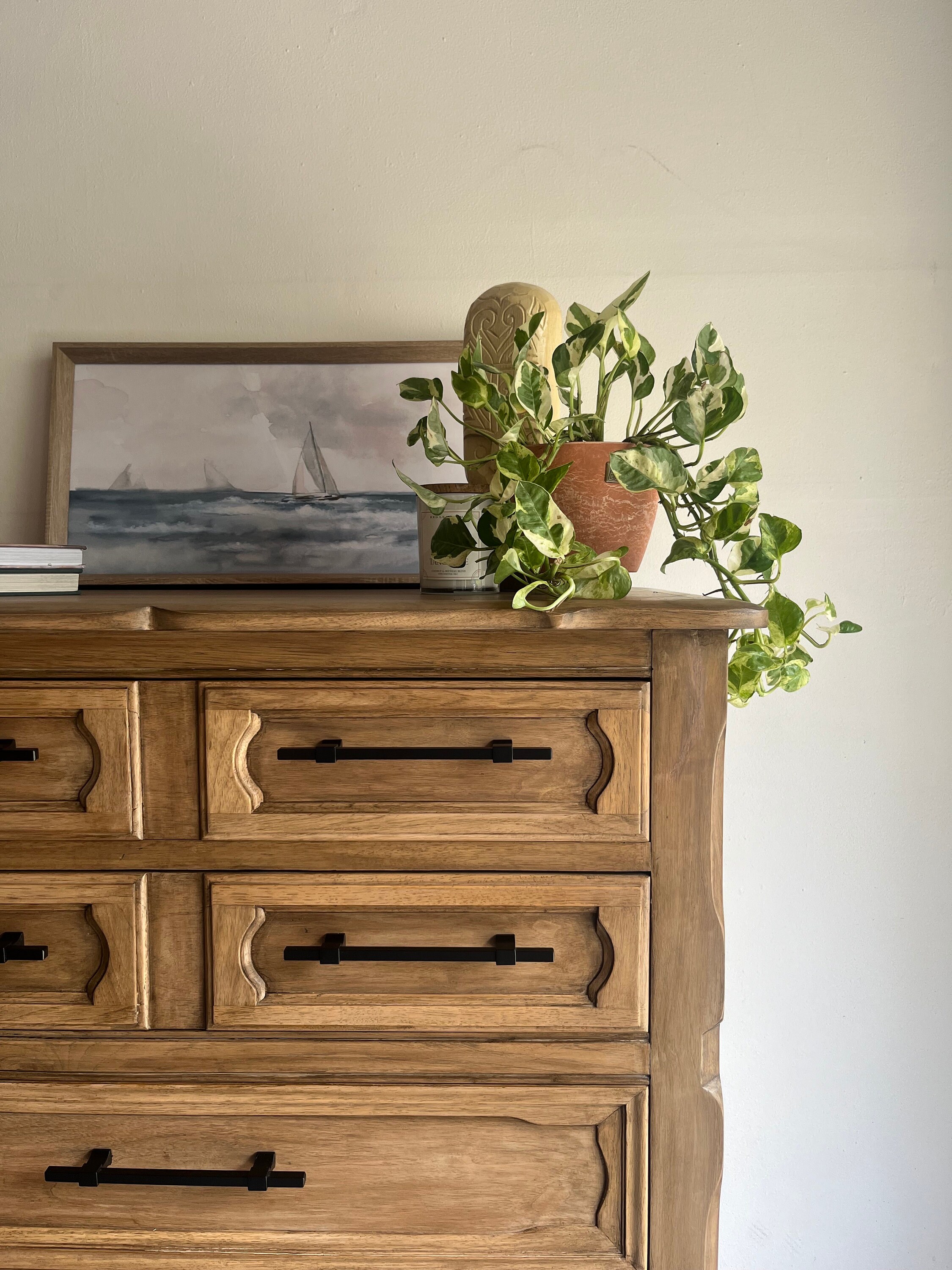 SOLD - Upcycled Vintage Basque Provincial Dresser by Drexel - Etsy