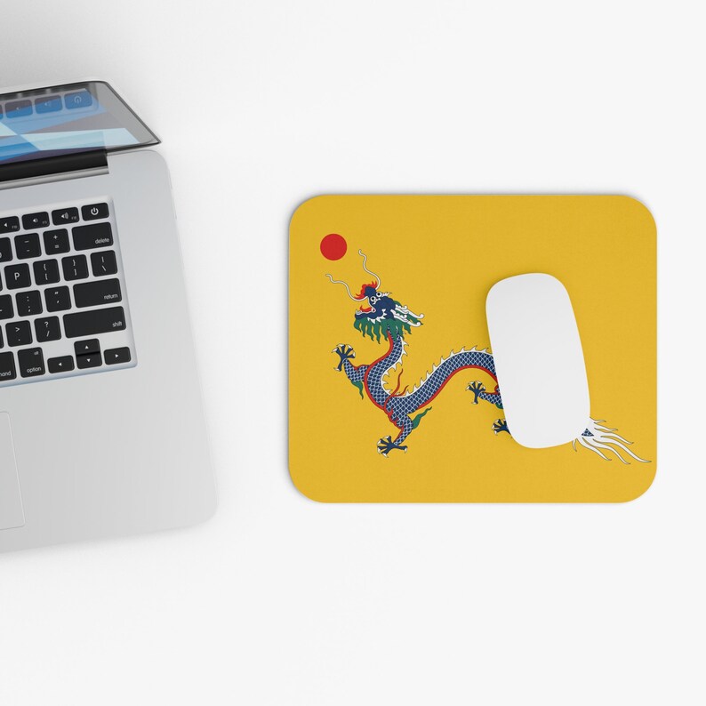 Chinese Dragon Chasing the Sun Mouse Pad (rectangle) - Etsy