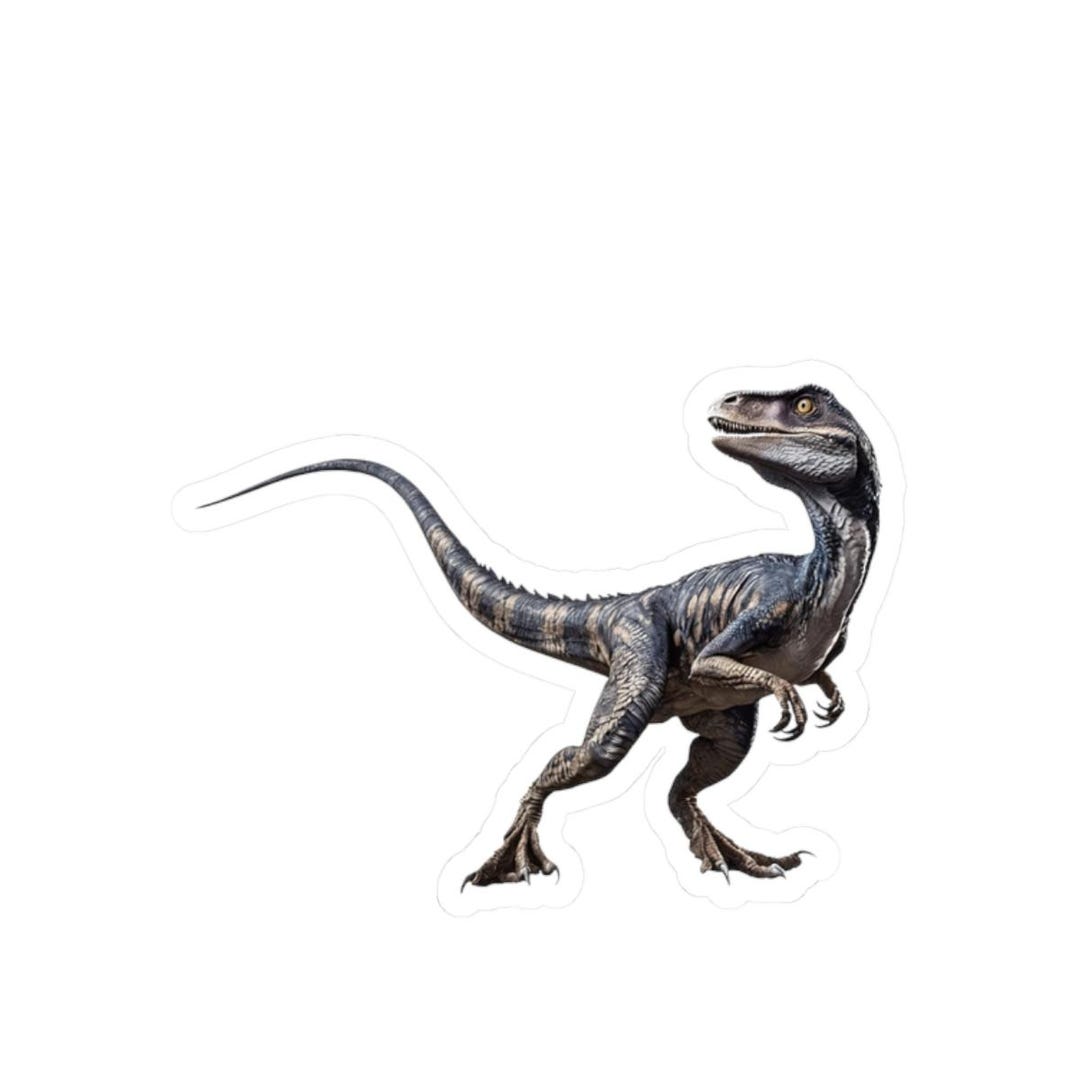 Velociraptor Kiss-cut Stickers, Dinosaur Lover Gift, Prehistoric Animal ...