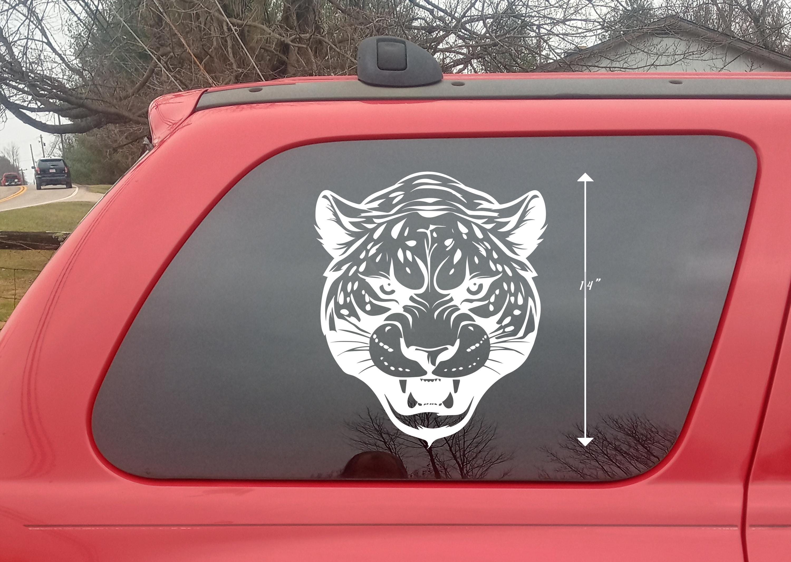 Angry Leopard Vinyl Decal | Vinyl Sticker | Adhesive Vinyl - Etsy
