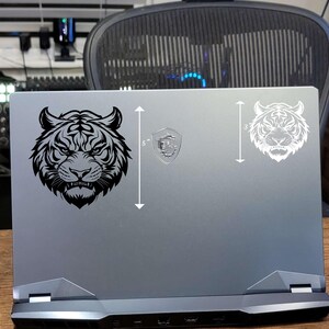 Angry Tiger Vinyl Decal | Vinyl Sticker | Adhesive Vinyl - Etsy