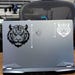 Angry Tiger Vinyl Decal | Vinyl Sticker | Adhesive Vinyl - Etsy