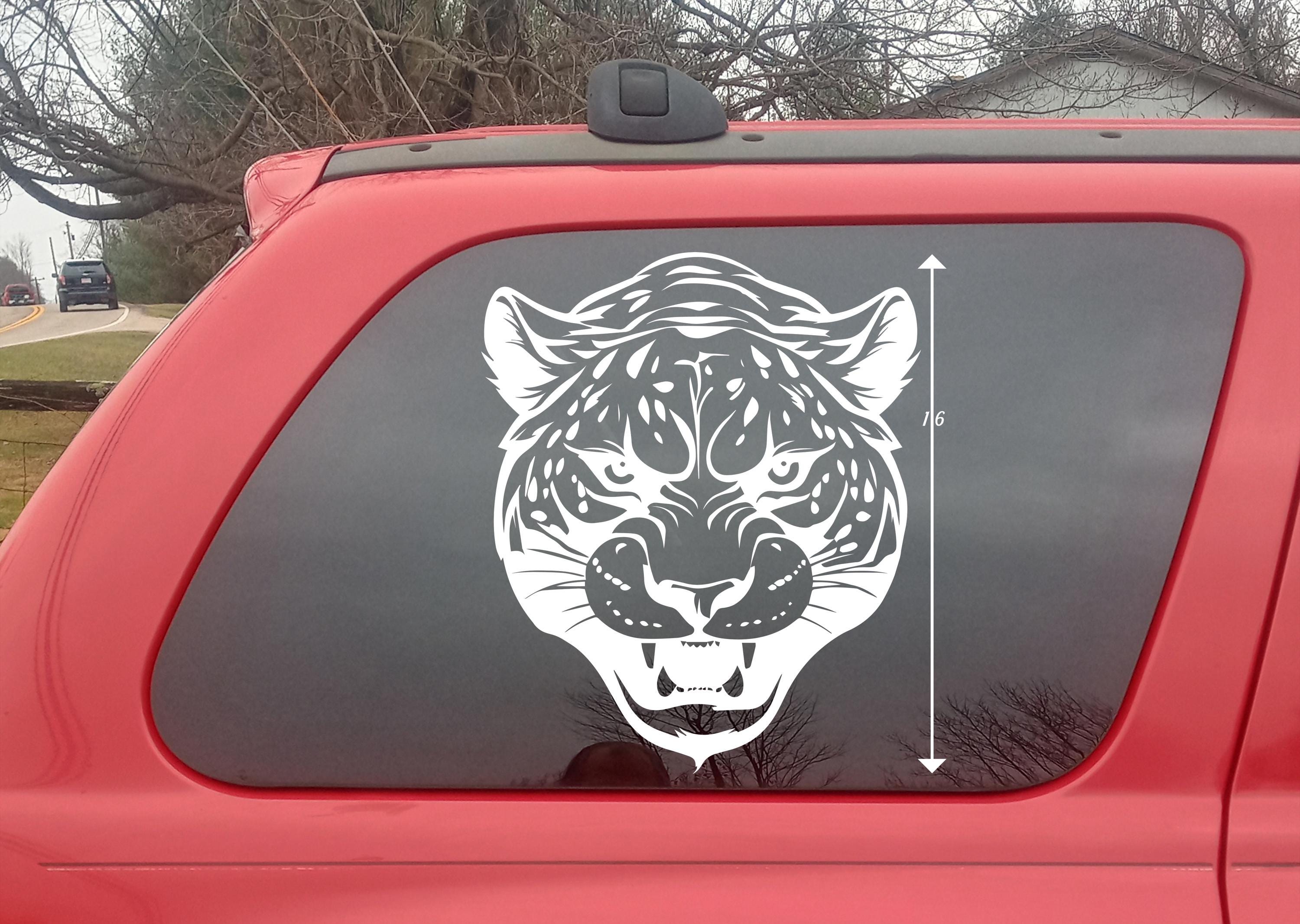 Angry Leopard Vinyl Decal | Vinyl Sticker | Adhesive Vinyl - Etsy