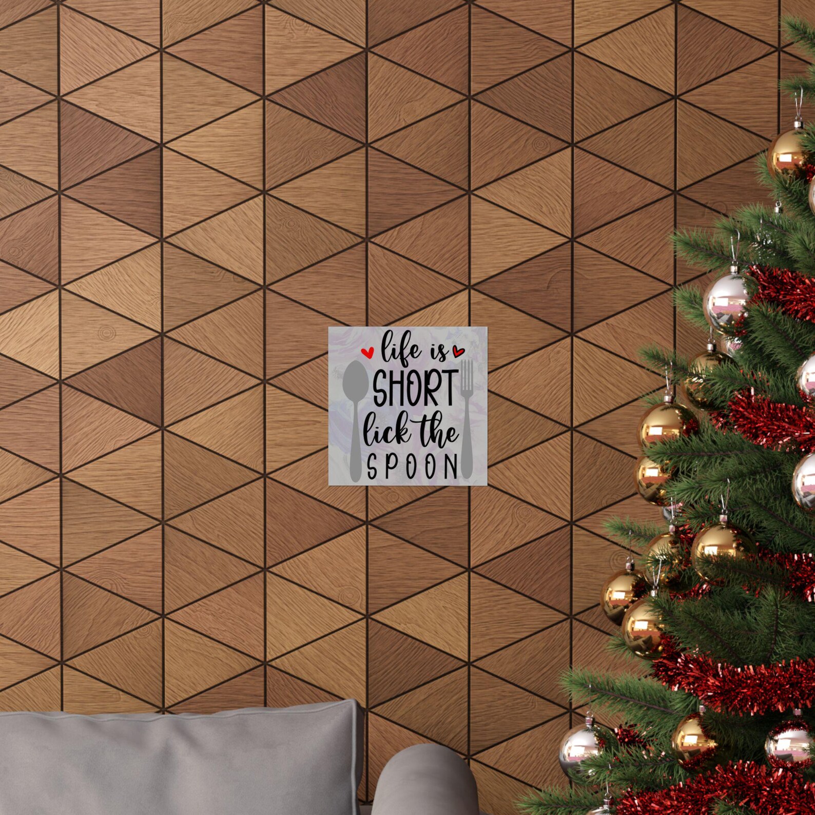 Life is Short Lick the Spoon Matte Vertical Poster | Wall Hanging - Etsy