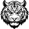 Angry Tiger Vinyl Decal | Vinyl Sticker | Adhesive Vinyl - Etsy