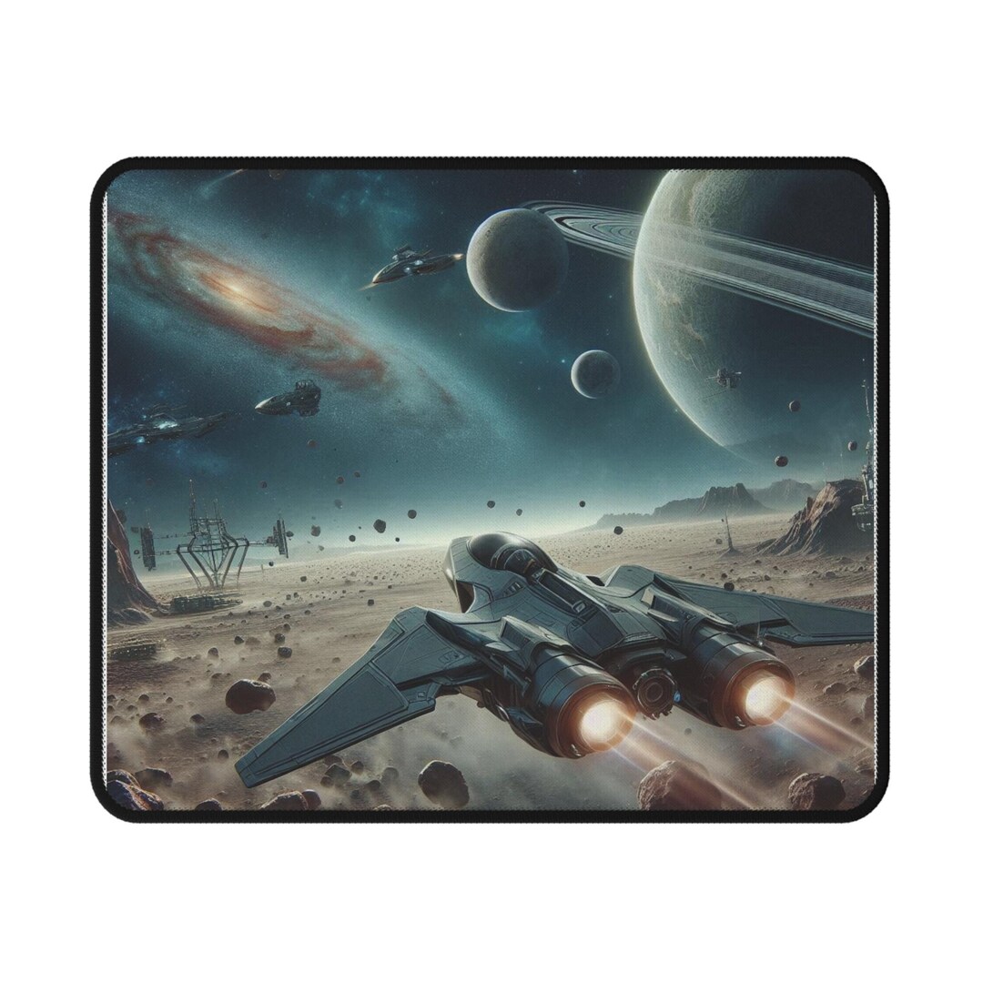 Mouse Pad, Futuristic Spaceship Design | Gaming Mouse Mat, Non-slip ...