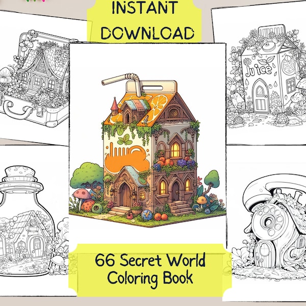 Whimsical Coloring - Etsy