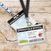 Springfield School Identifation Card| Teacher ID Badge Template ...