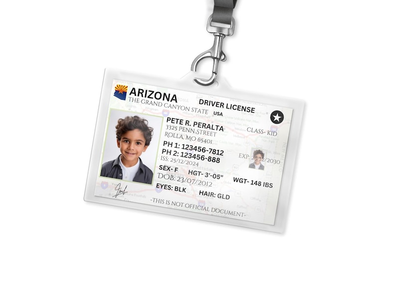 Customized Identification Cards for Children Personalized Safety ...