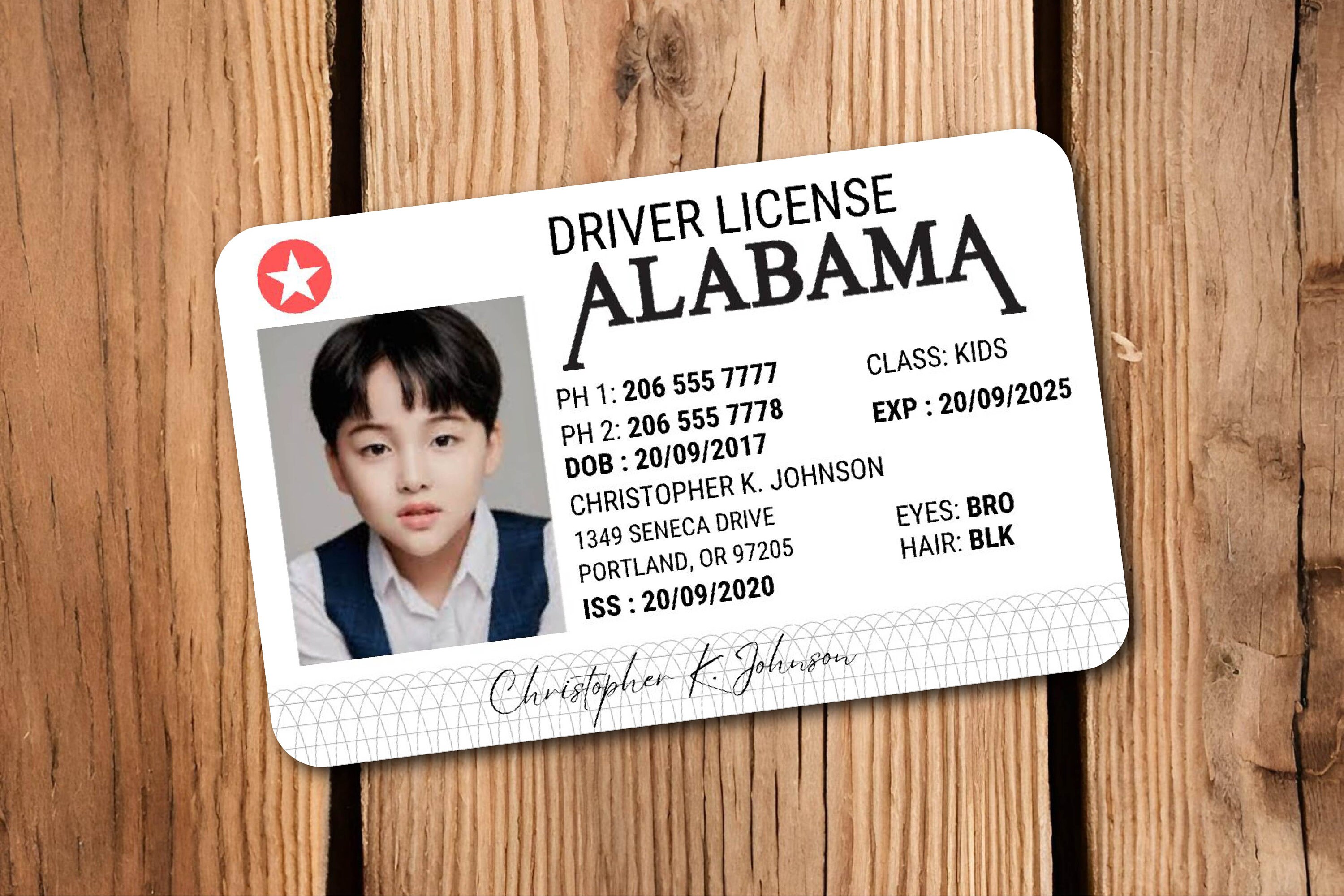 Customized Identification Cards for Children Personalized Safety ...