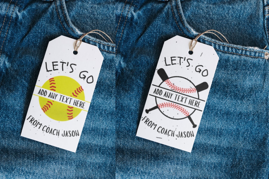 Printable Baseball Team Let's Go Tags| Good Luck Game Day Treats Tag ...