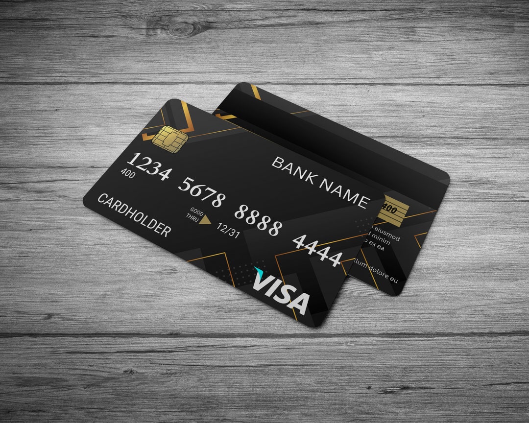 Printable Master Card, Visa Card, Payment and Finance Card, Canvas for ...
