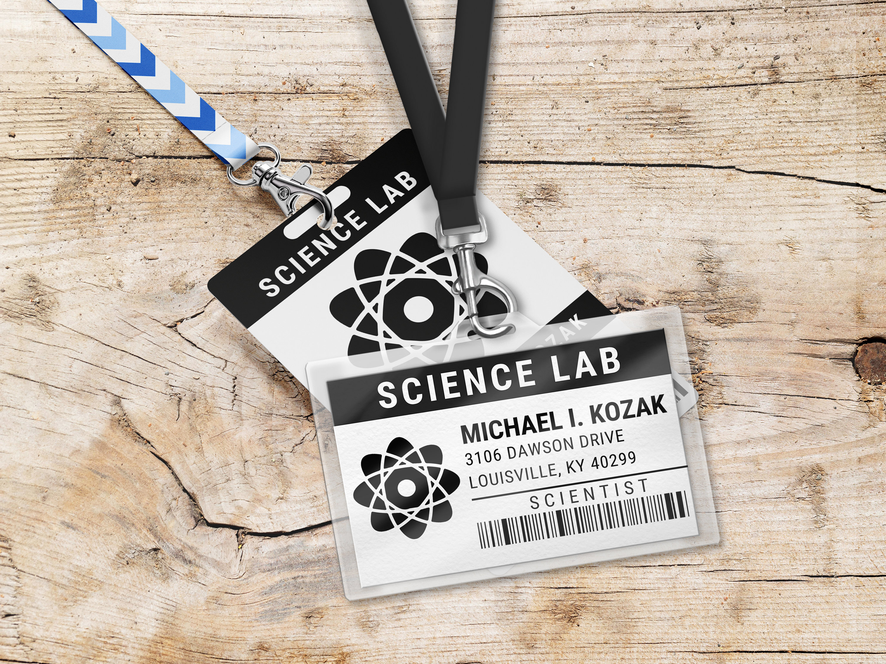 Science Lab Identifation Card, Science Party Favors. Scientist Costume ...