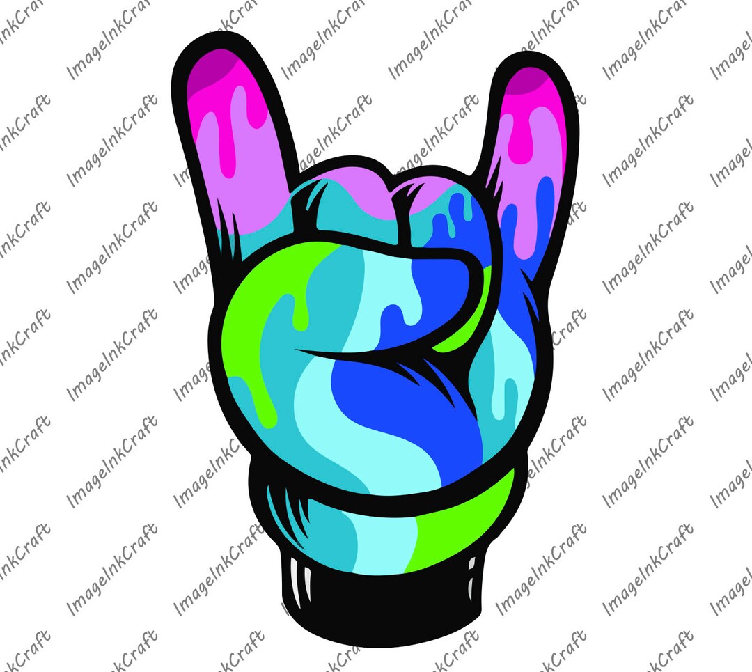 Horns Svg, Funny Picture Svg, Sign of Horns Svg, Cut File PNG, EPS, AI ...