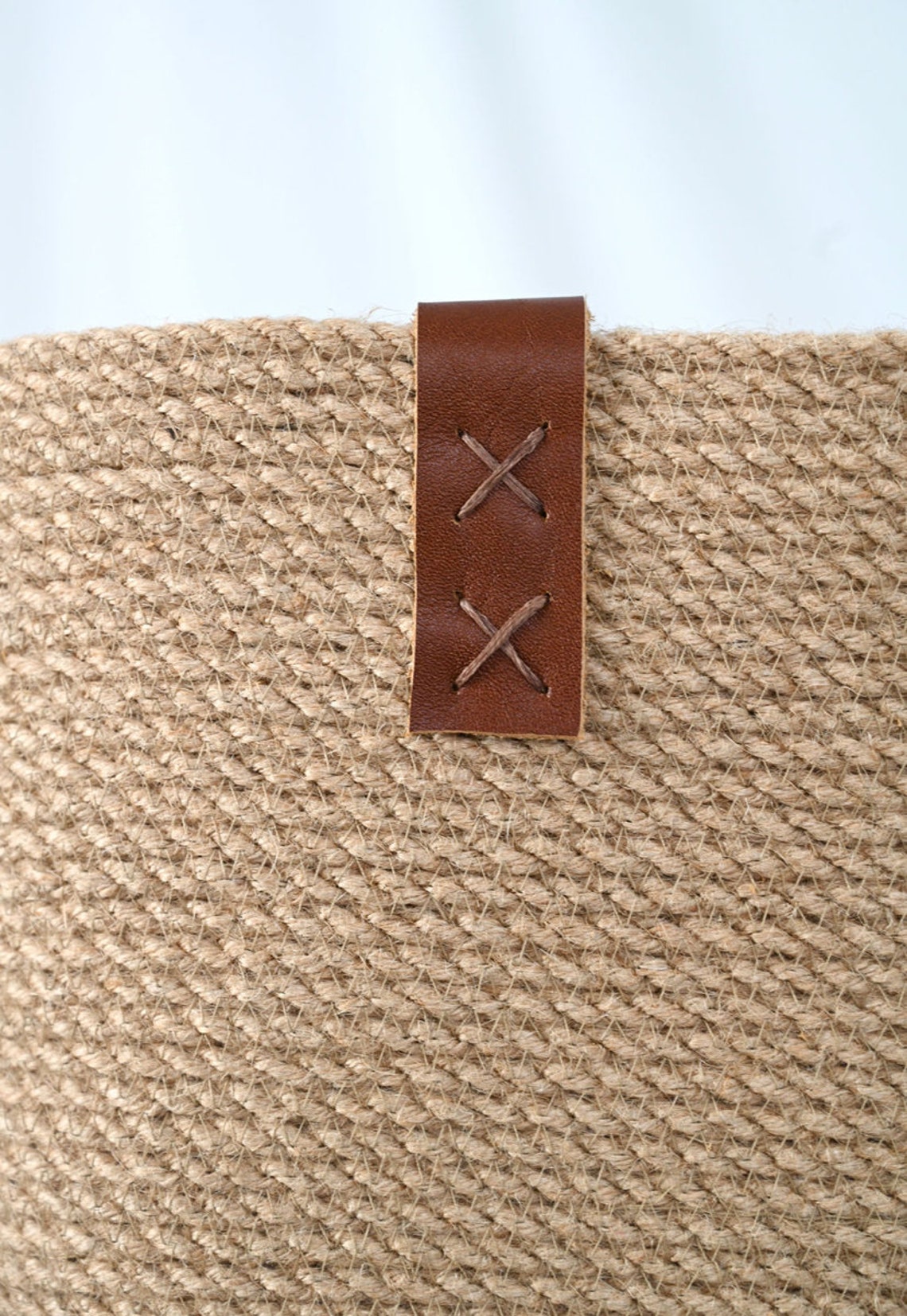 Large Woman Jute Handmade Summer Beach Ecofriendly Stylish Sustainable ...