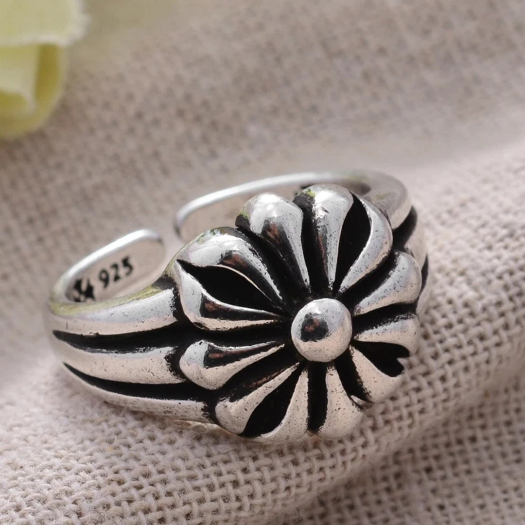Chrome Hearts Style Original Jewelry Elegant Sunflower Thai - Etsy