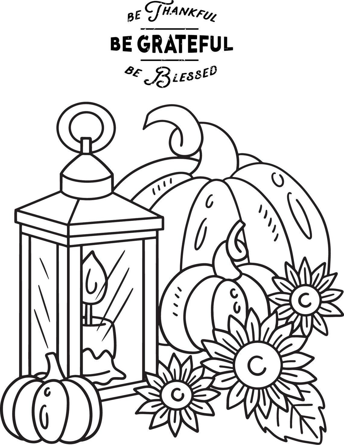 Cute Thanksgiving Coloring Book 15 Designs Automatic Download - Etsy
