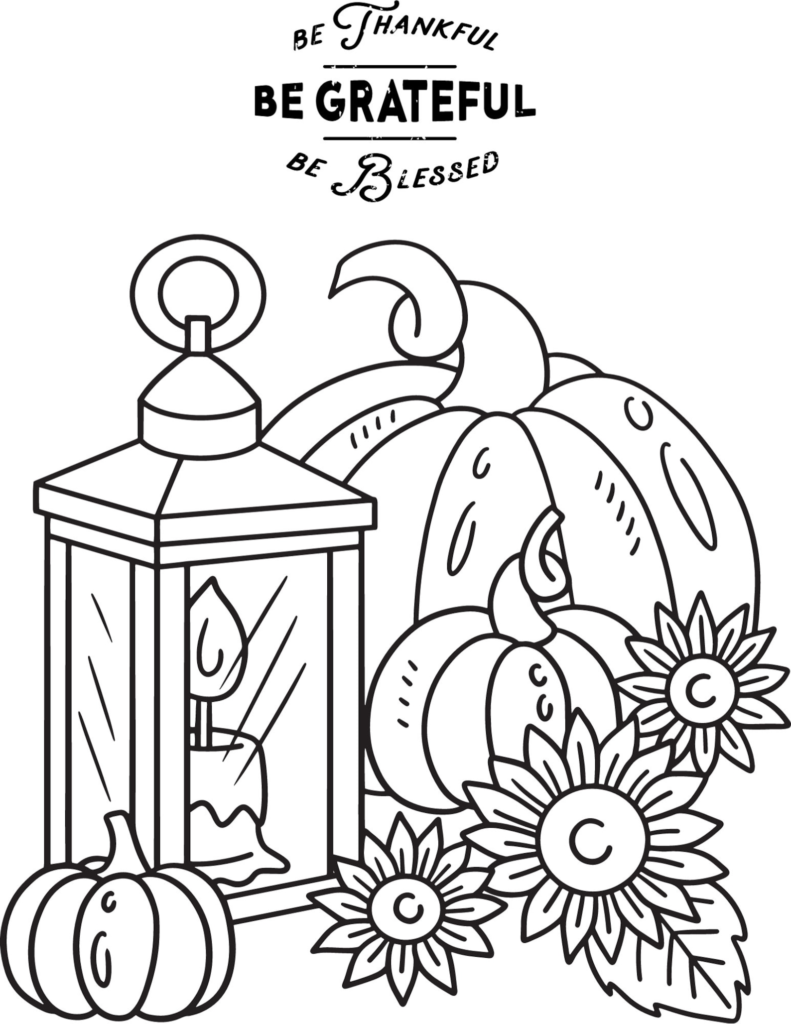 Cute Thanksgiving Coloring Book 15 Designs Automatic Download - Etsy