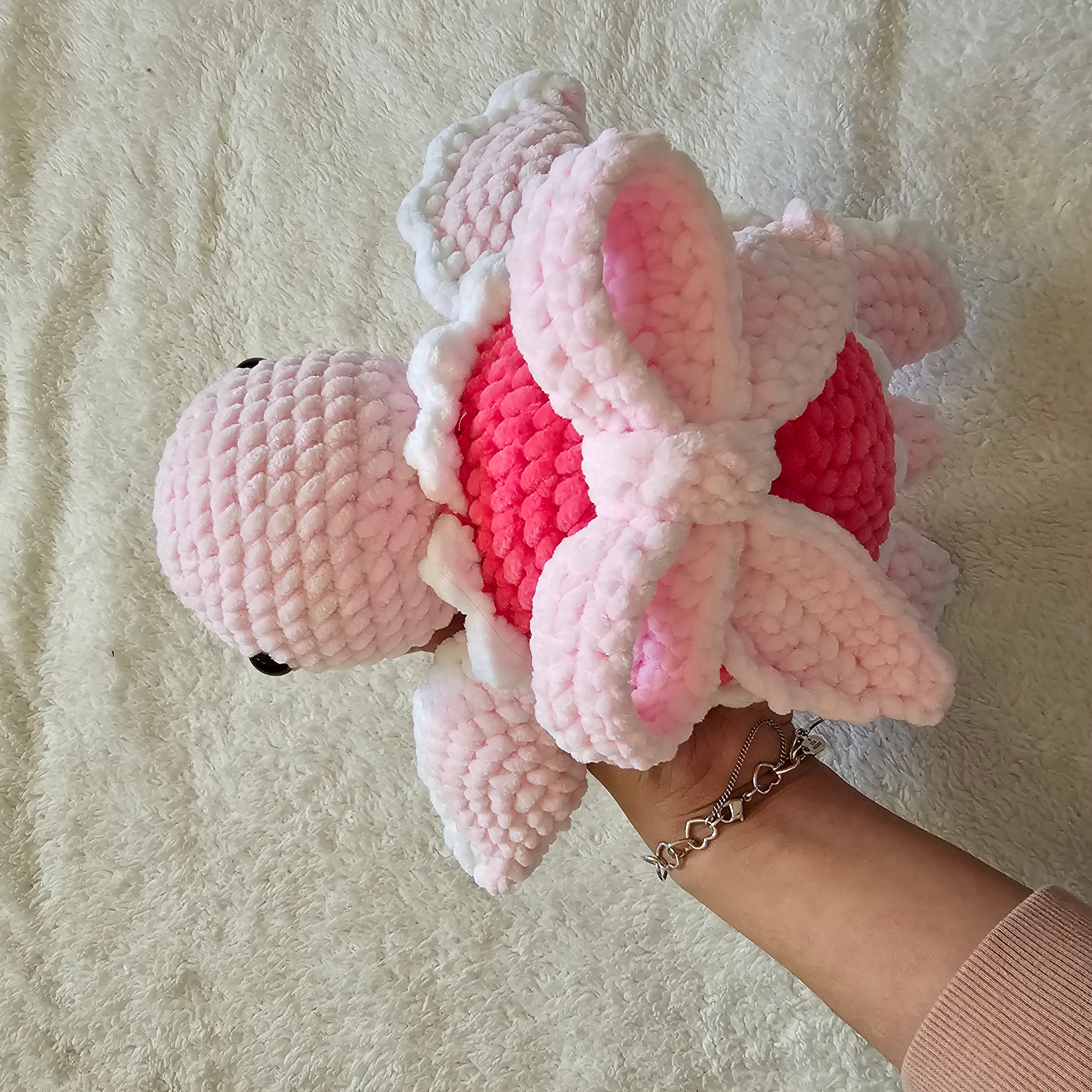Ribbon Turtle Crochet Plushie, Handmade Toys and Gifts for Valentines ...
