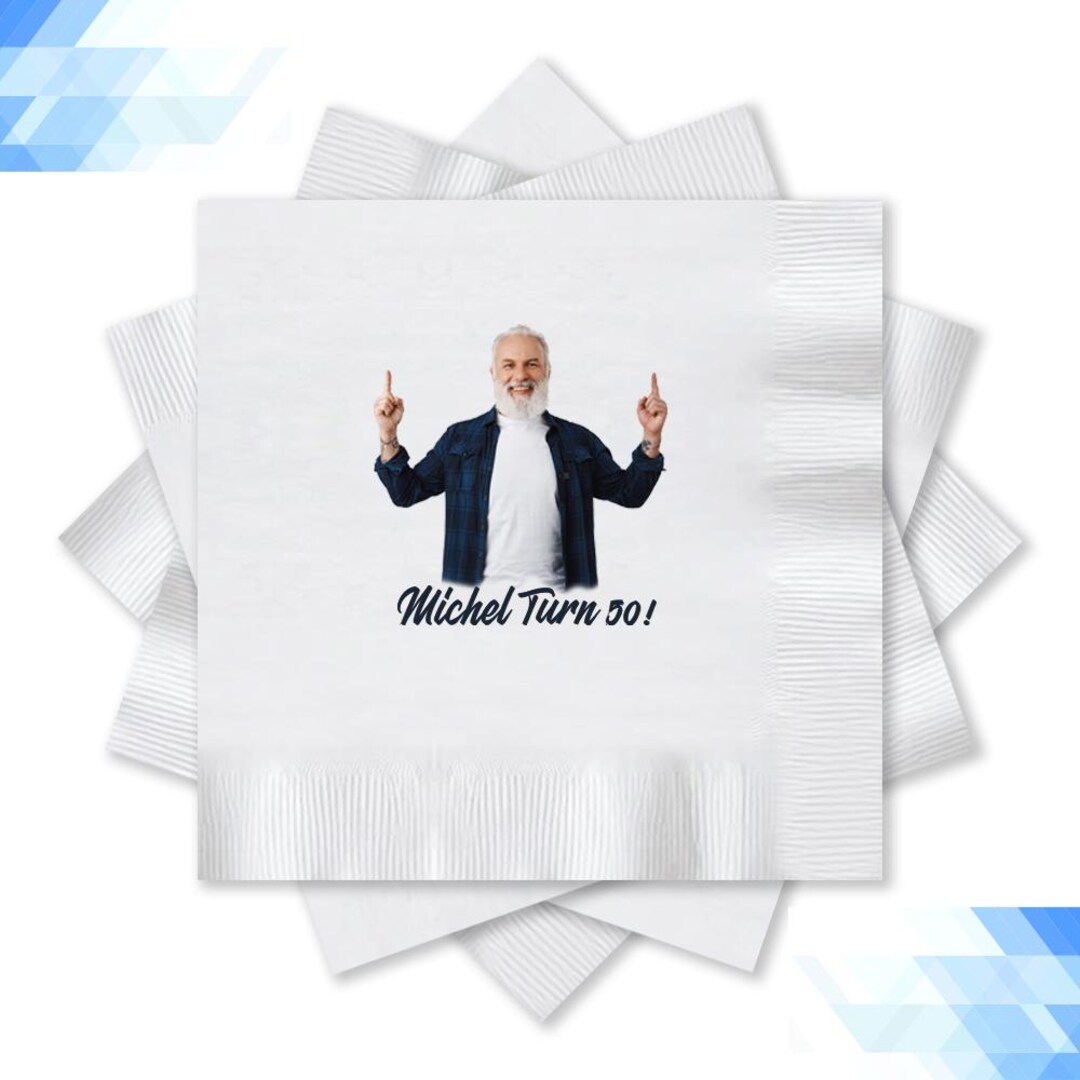 Personalized 1st Birthday Napkins Party Vintage Theme Aged to ...