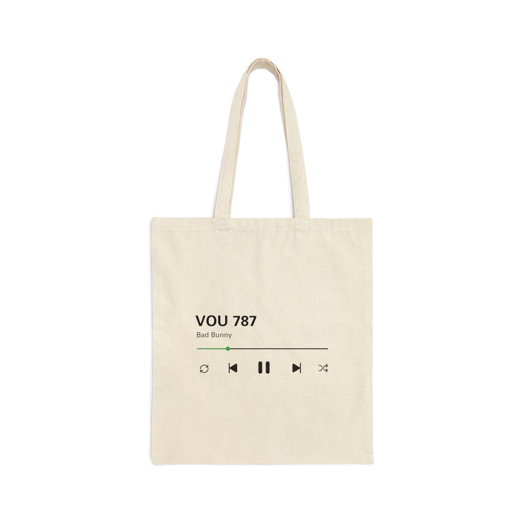 Bad Bunny Tote Bag VOU 787 - Etsy