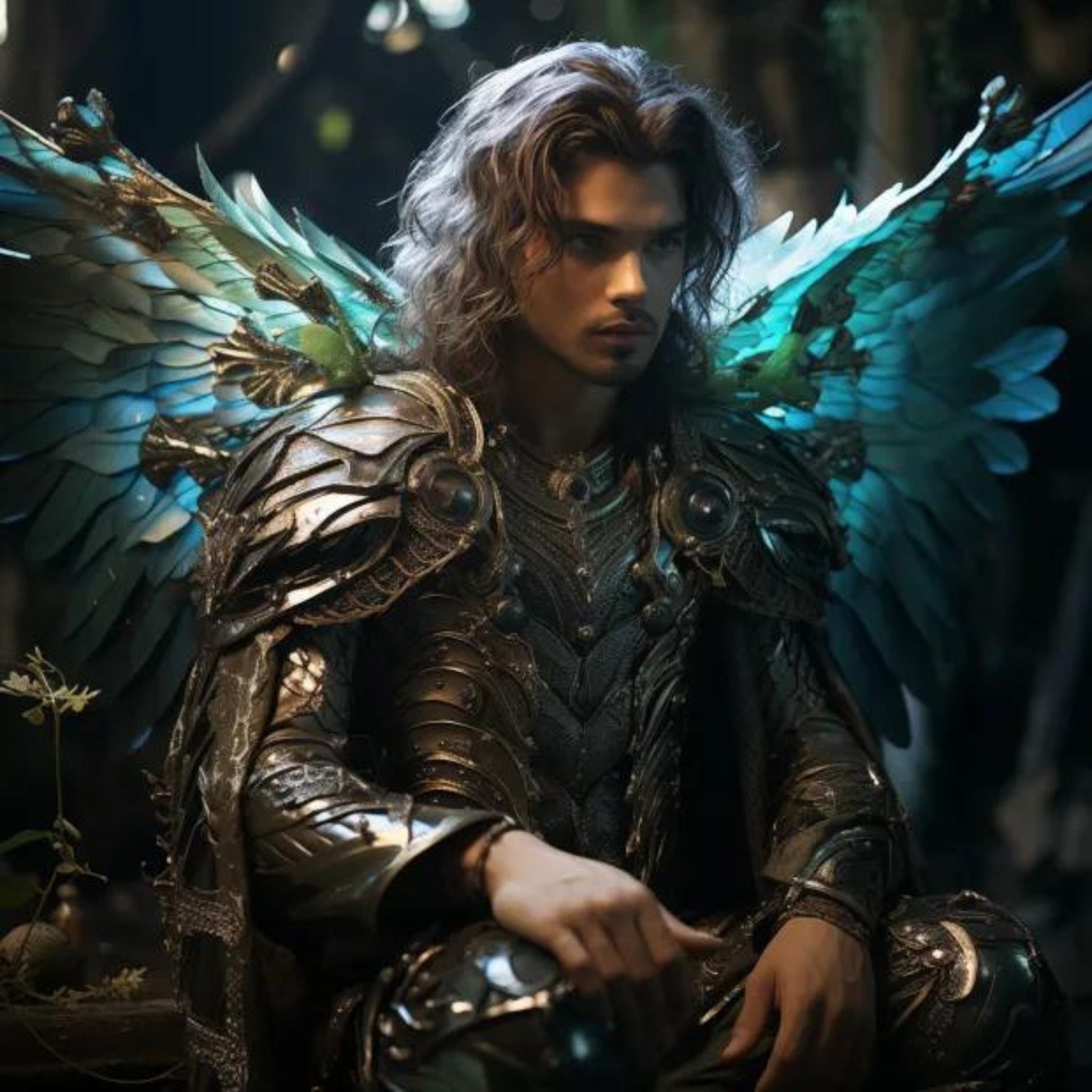 Ethereal Male Fairies Collection Fantasy Forest Nobles Art Magical Fae ...