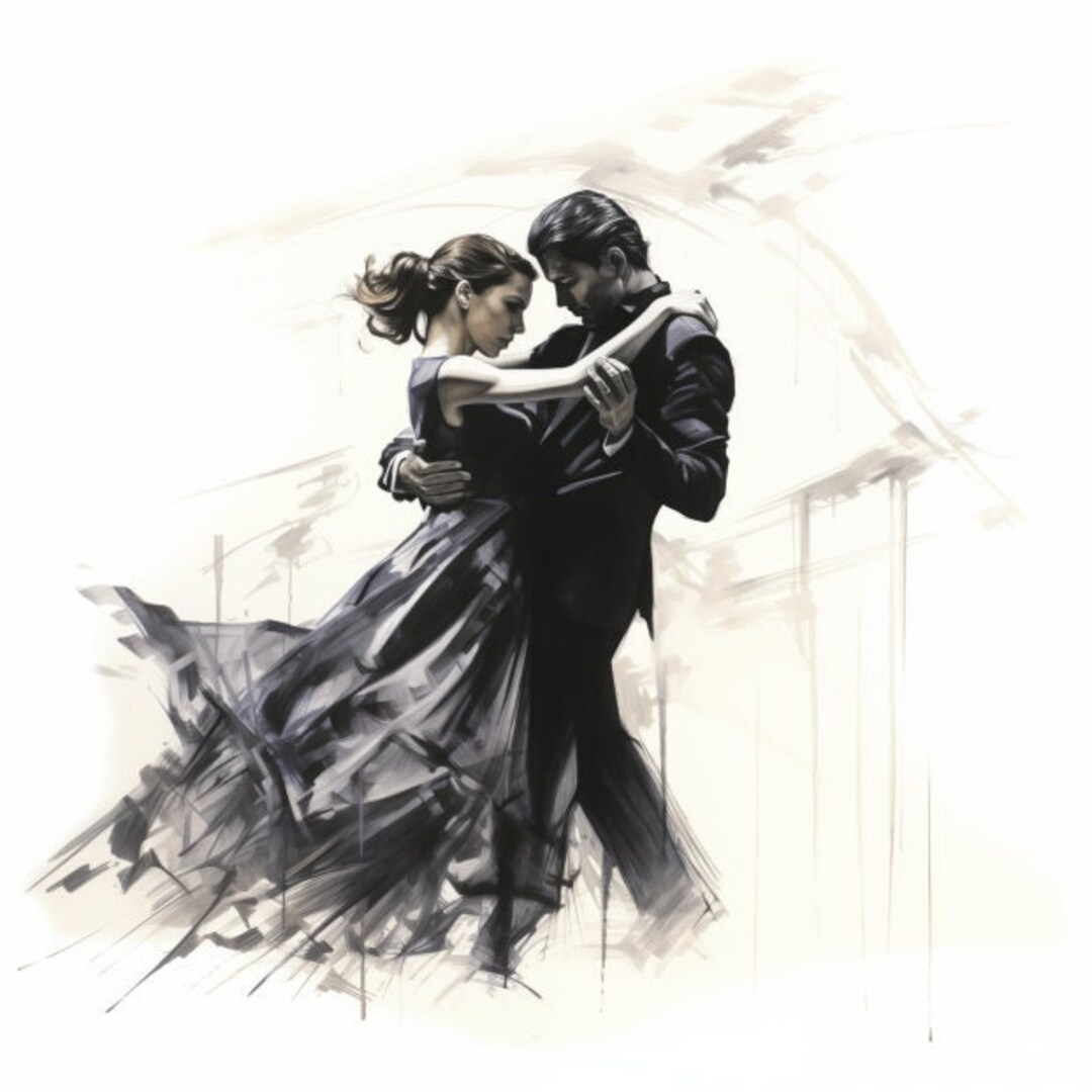 Whispers of Tango - an Ai-rendered Pencil Drawing Celebrating ...