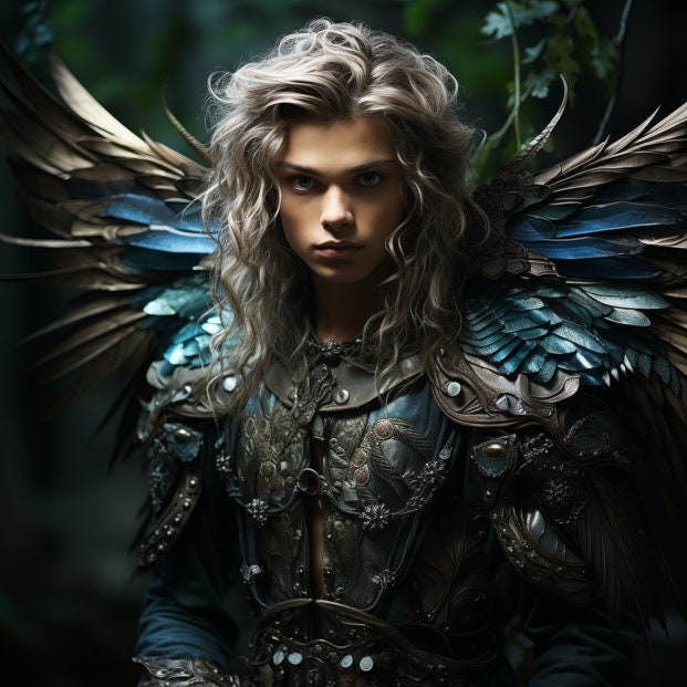 Ethereal Male Fairies Collection | Fantasy Forest Nobles Art | Magical ...