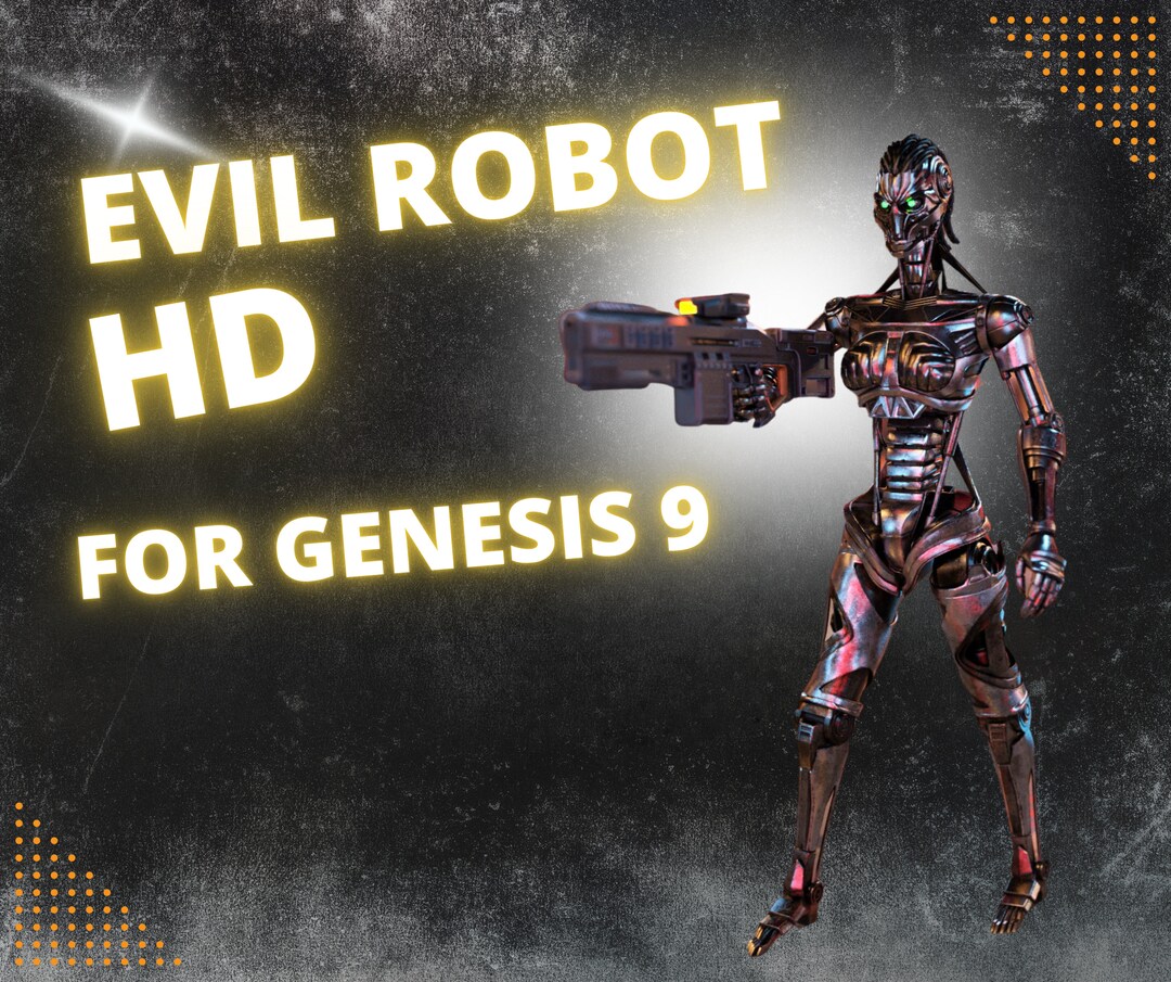 Evil Robot for Genesis 9 - Etsy