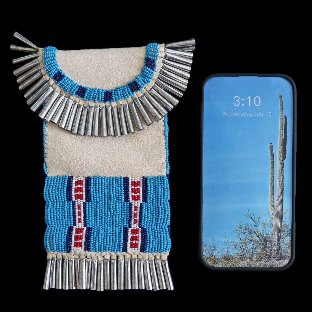 IPhone Case, Beaded Strike-a-light, Native American, Pow Wow, Beaded ...