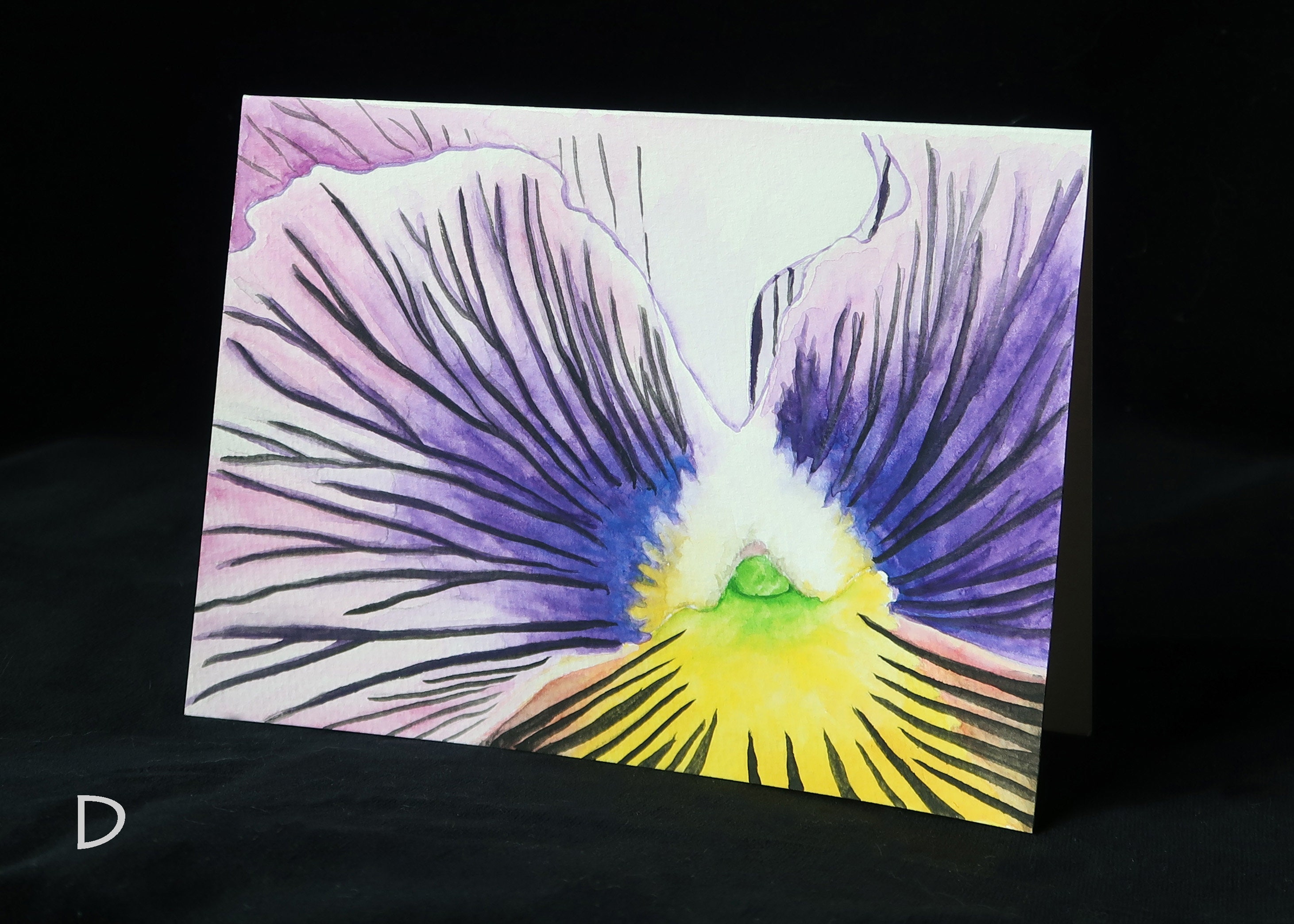 Original 5x7 Gouache/watercolor Card, Botanical Cards, Gifts for Her ...