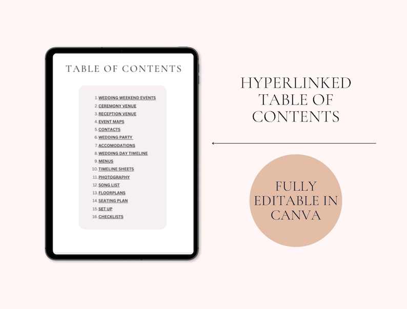 Wedding Coordination Binder Template, Wedding Day Binder, Bridal Binder ...