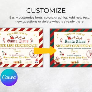 Printable Christmas Letters Bundle Editable Letters From Santa Claus ...
