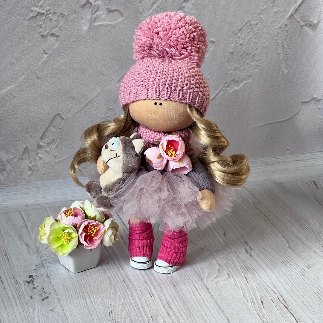 Handmade Textile Doll Tilde Big Head Pumpkin Head Birthday - Etsy